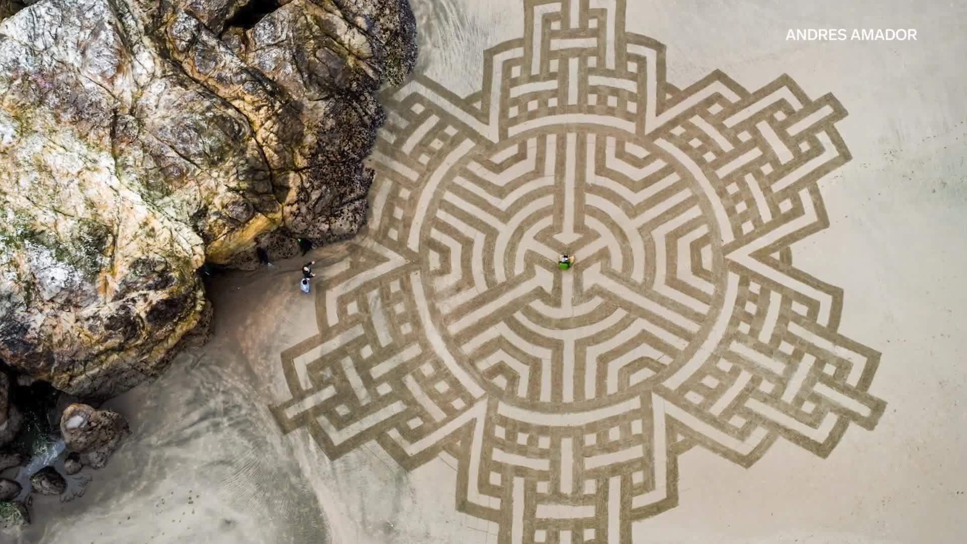 Watch How This Guy Makes Incredible Sand Art | Obsessed | WIRED