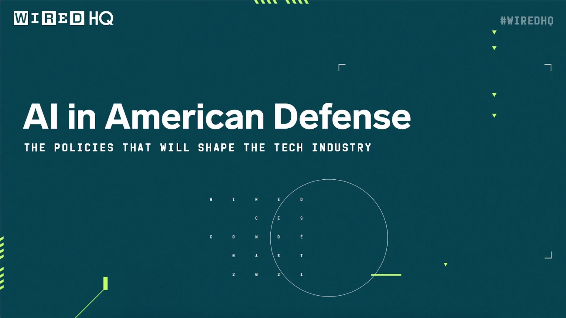 Watch CES HQ 2021: Artificial Intelligence in American Defense | WIRED