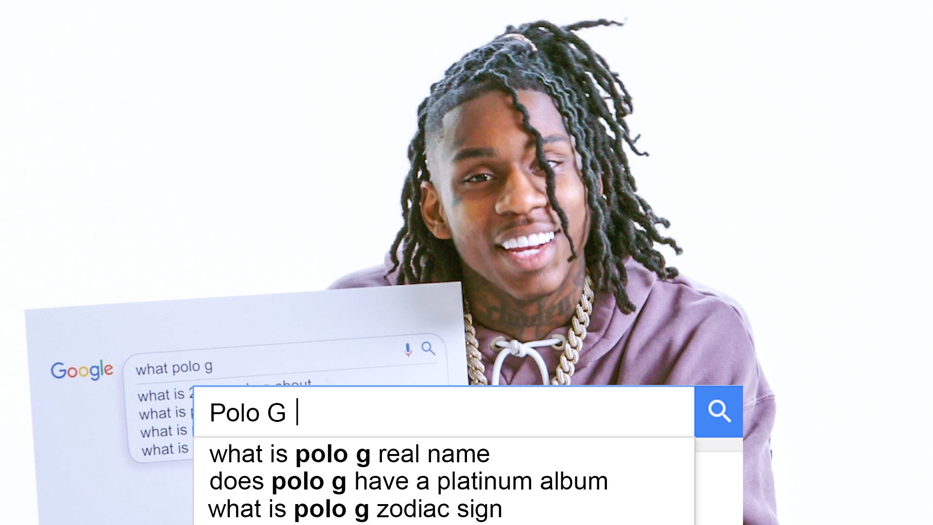 Watch Polo G Answers The Webs Most Searched Questions Autocomplete Interview Wired