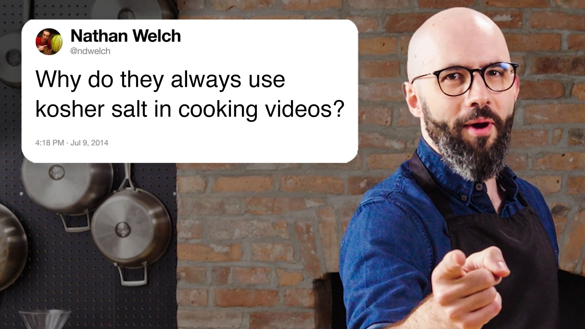 Watch Babish Answers Cooking Questions From Twitter | Tech Support | WIRED