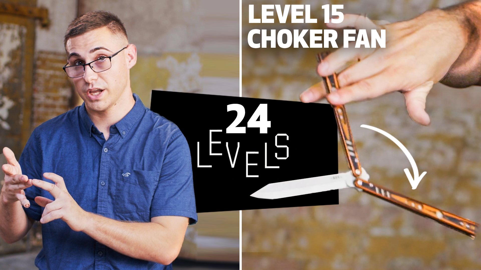 Watch 24 Levels of Balisong Flipping: Easy to Complex | Levels | WIRED