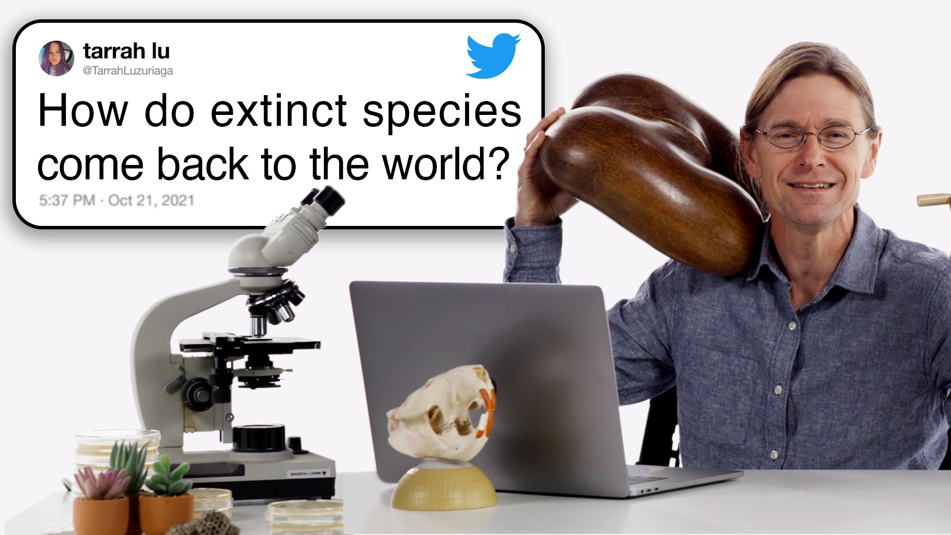 Watch Biologist Answers Biology Questions From Twitter Tech Support