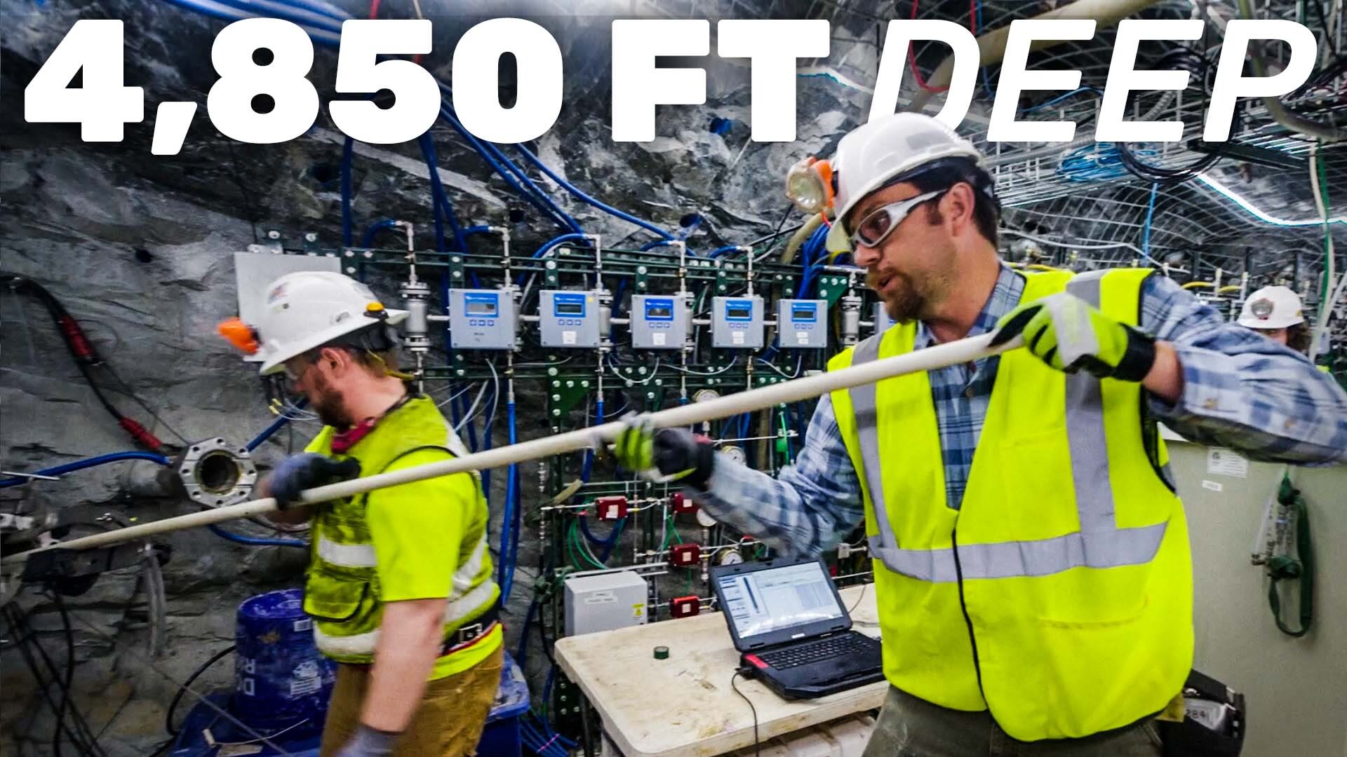 Watch Inside the Deepest Underground Lab in the US | Field Trip | WIRED