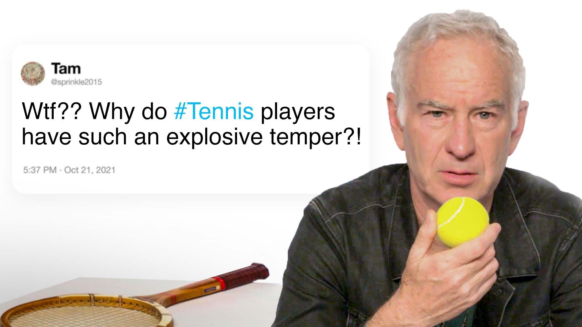 Watch John McEnroe Answers Tennis Questions From Twitter | Tech Support ...