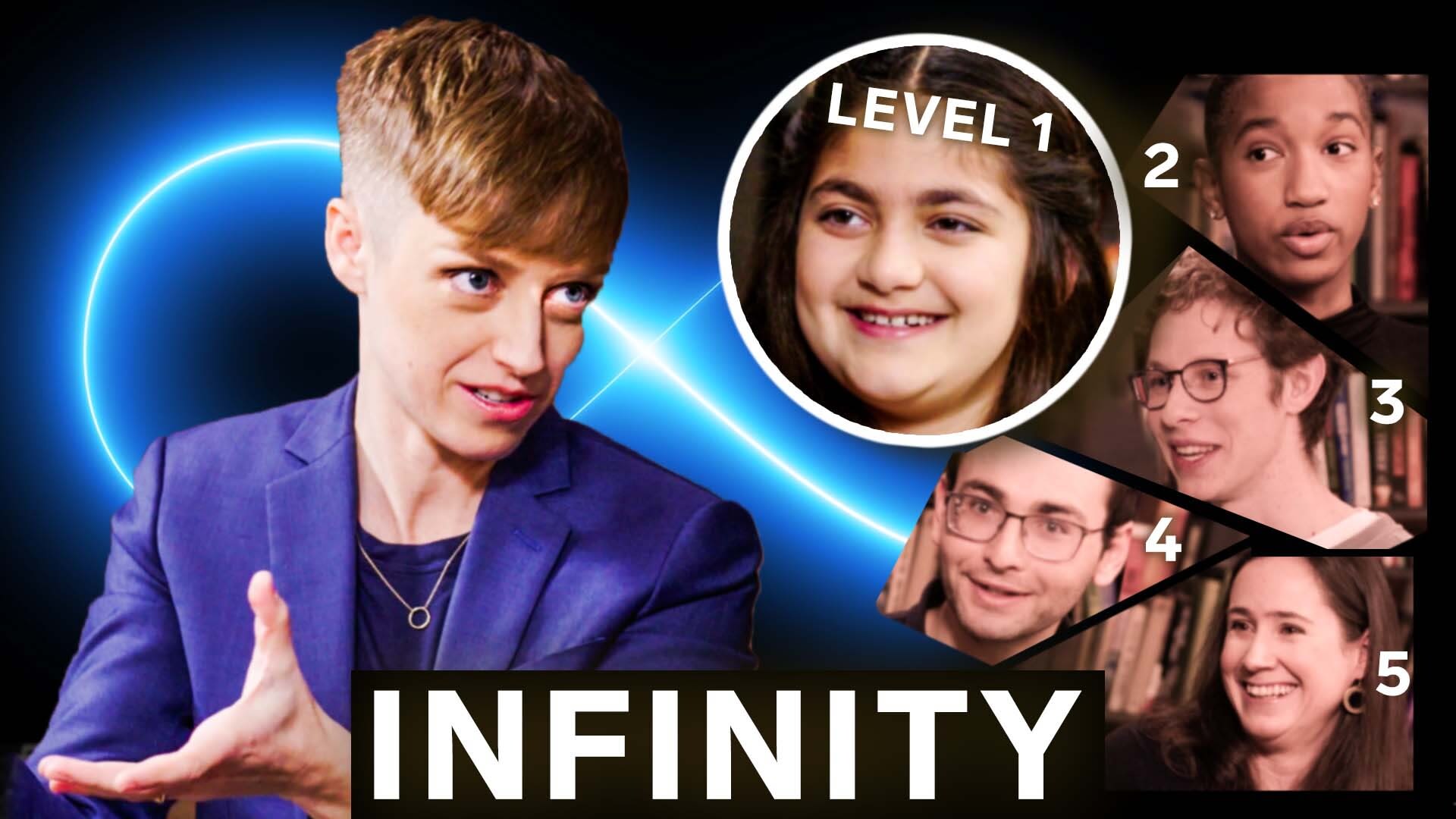 Watch Mathematician Explains Infinity in 5 Levels of Difficulty | 5 Levels | WIRED