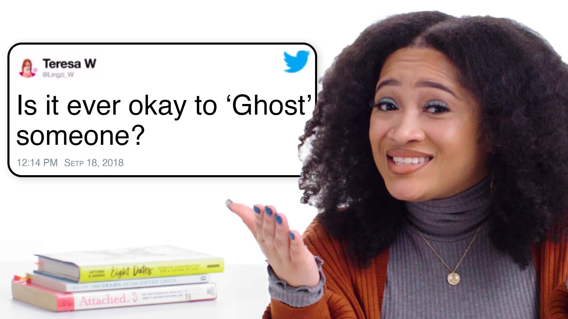 Watch Therapist Answers Relationship Questions From Twitter | Tech ...