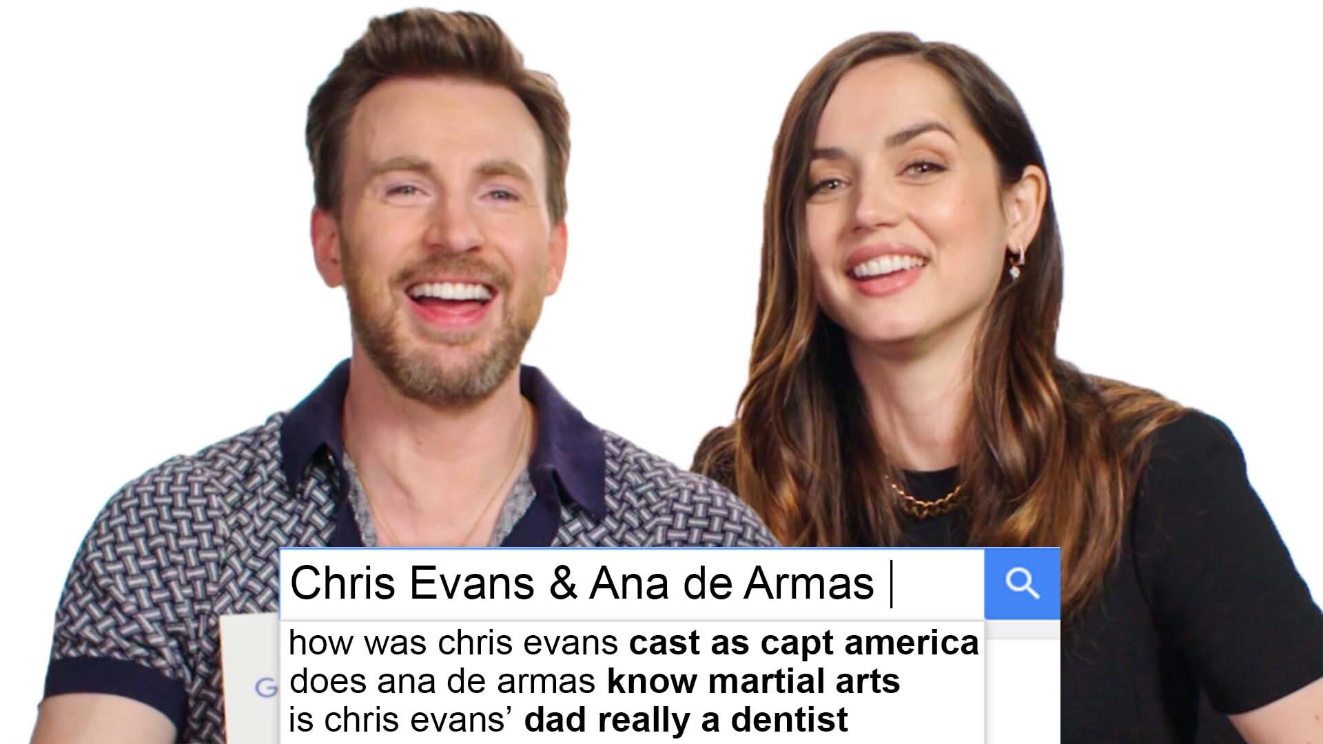 Watch Chris Evans & Ana de Armas Answer the Web's Most Searched ...
