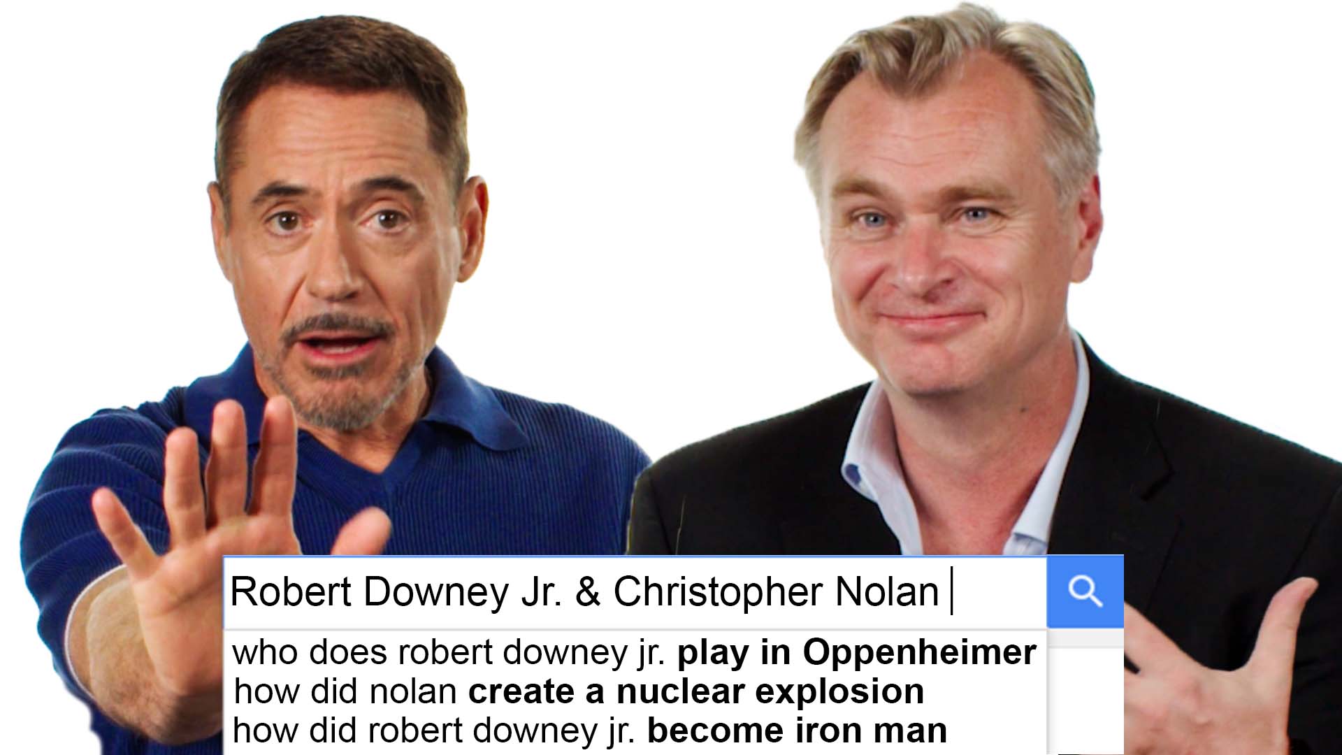 Watch Robert Downey Jr. & Christopher Nolan Answer The Web's Most Searched Questions ...