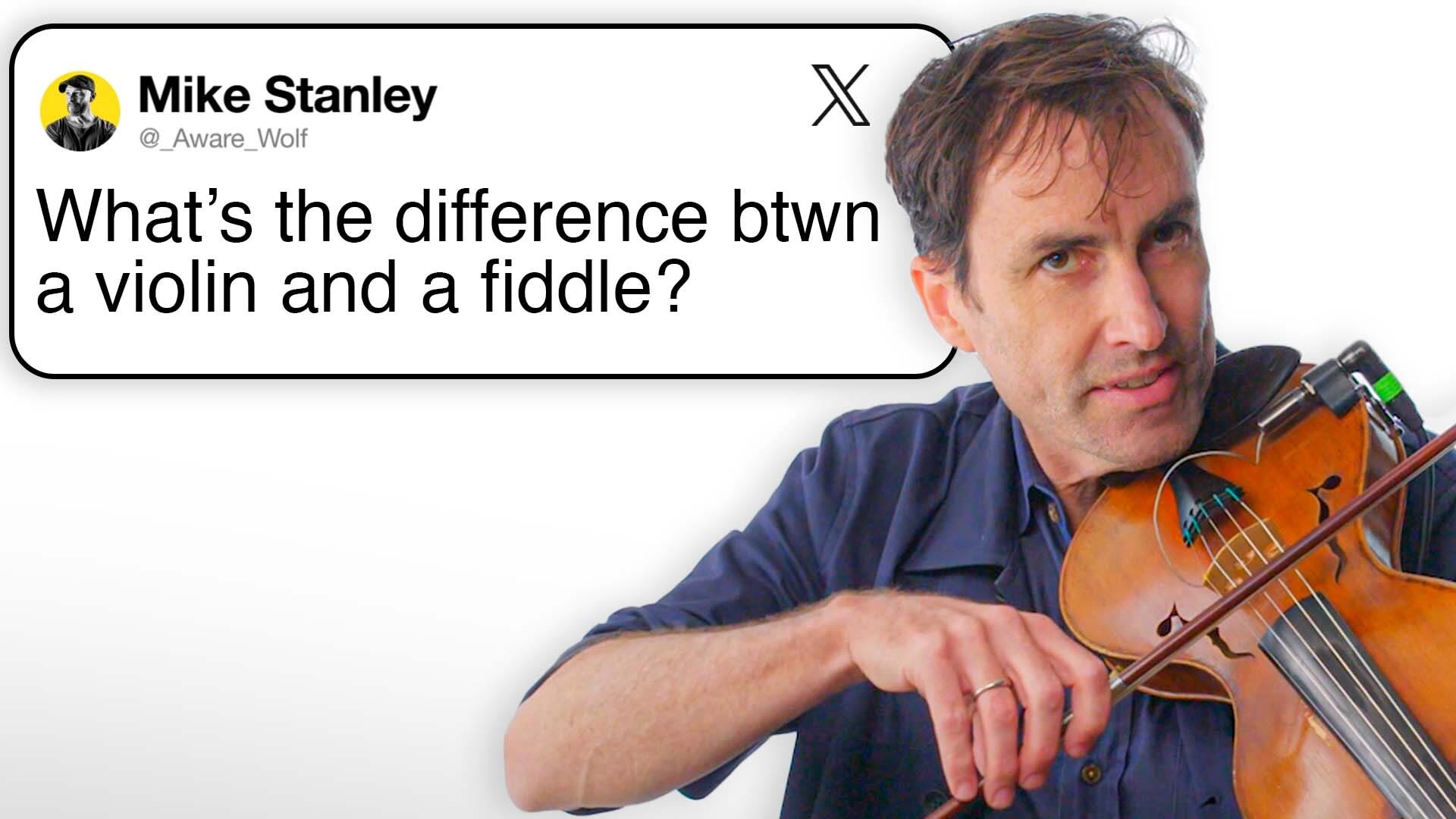 Watch Violinist Answers Violin Questions From Twitter | Tech Support ...