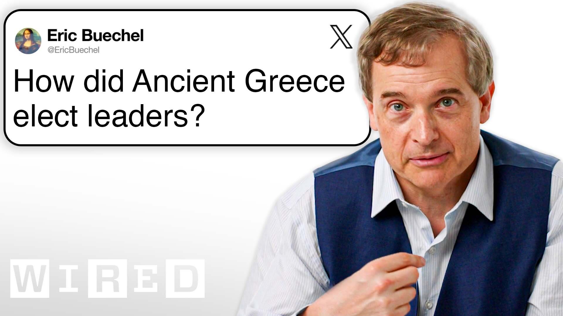 Watch Professor Answers Ancient Greece Questions From Twitter | Tech ...