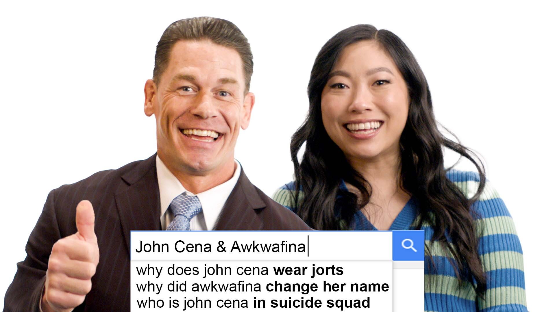 Watch John Cena & Awkwafina Answer The Web's Most Searched Questions ...