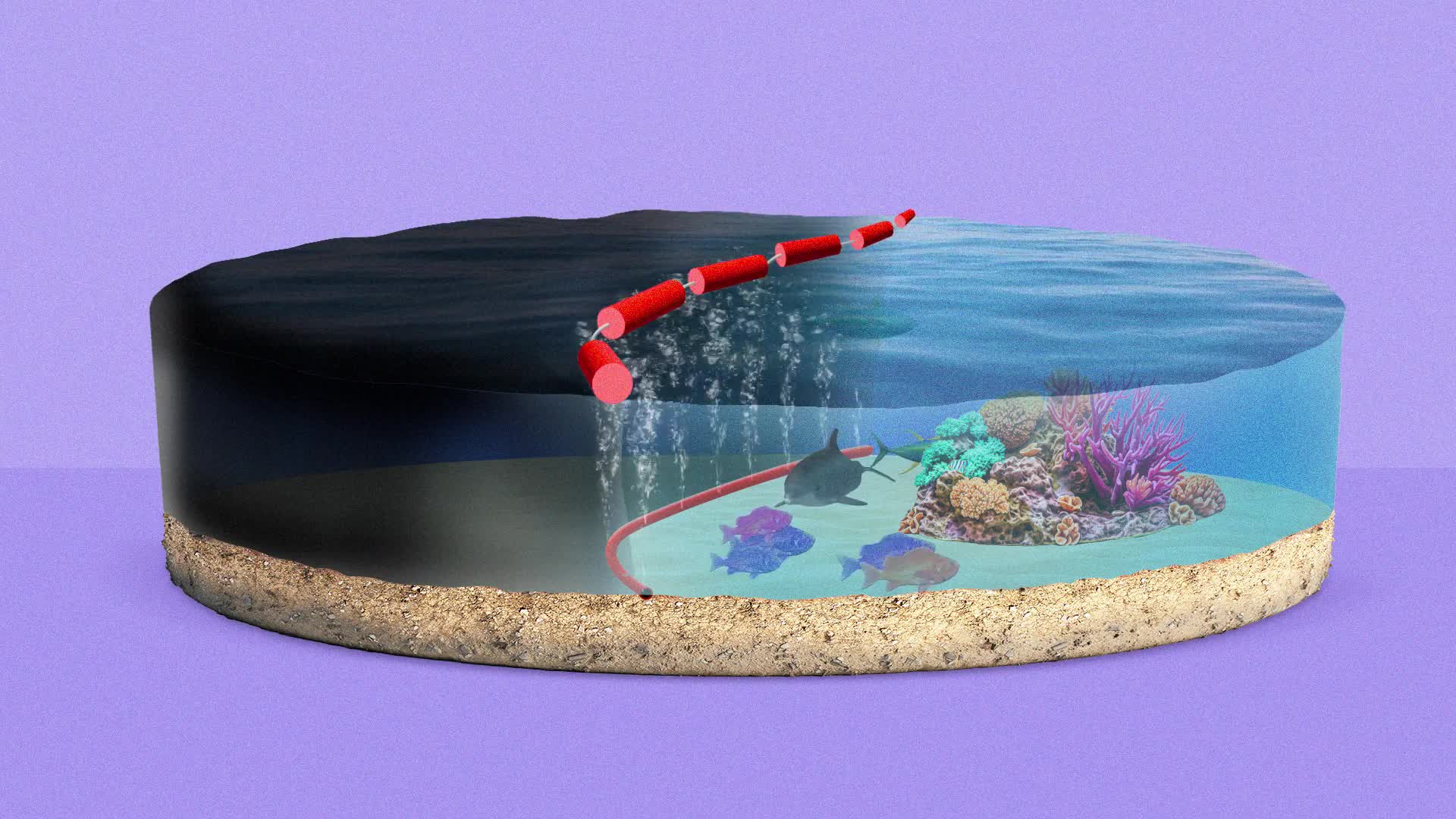 Watch Bubble Curtains - Animation 2 | WIRED