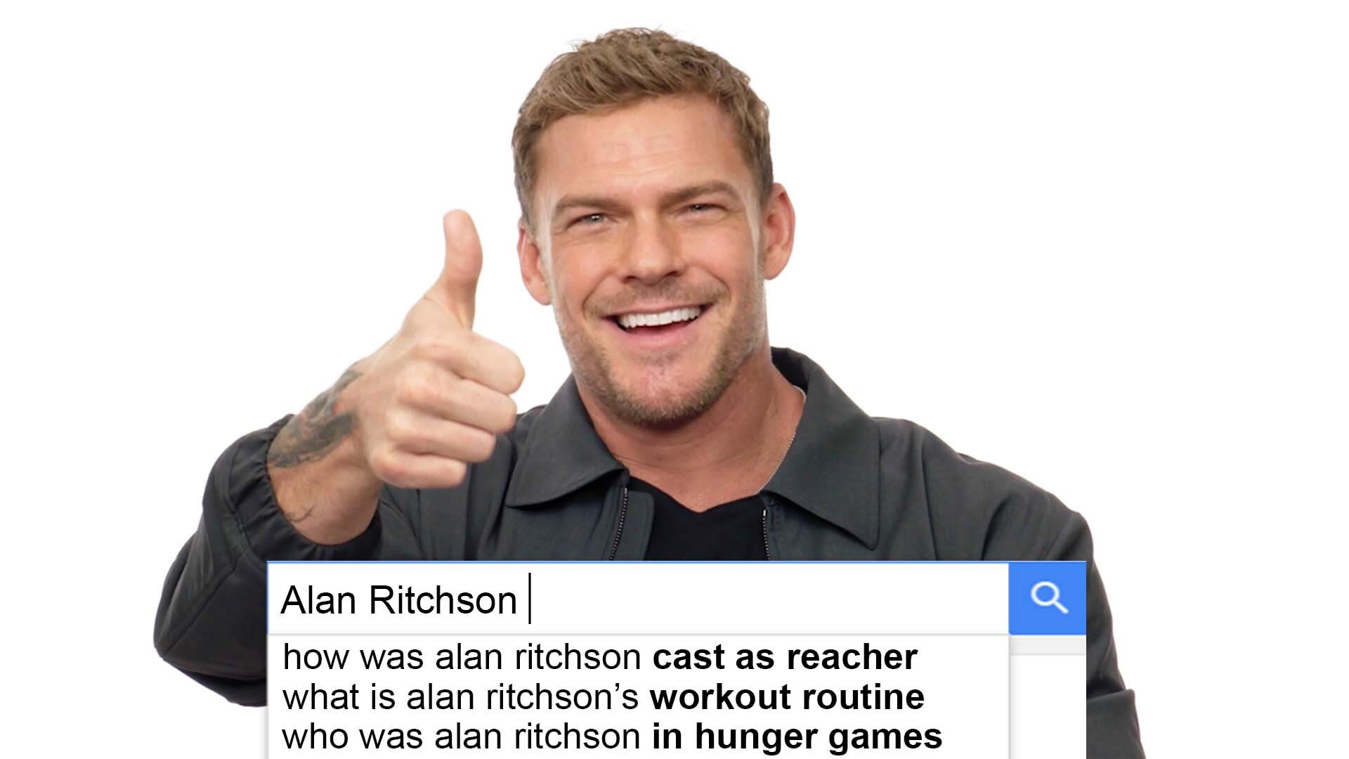 Watch Alan Ritchson Answers The Web's Most Searched Questions ...