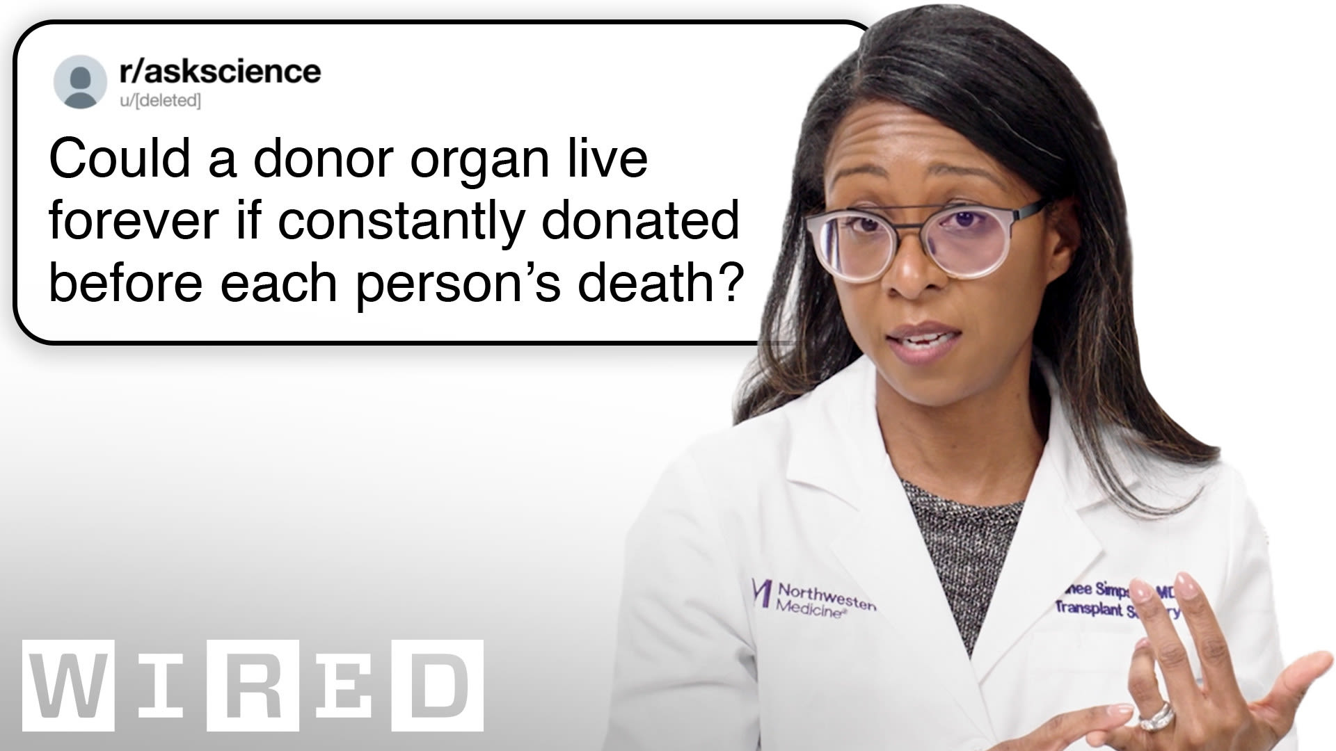 Watch Surgeon Answers Transplant Questions | Tech Support | WIRED