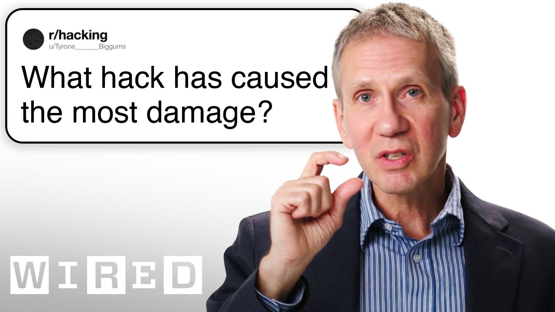 Watch Cybersecurity Expert Answers Hacking History Questions | Tech Support | WIRED