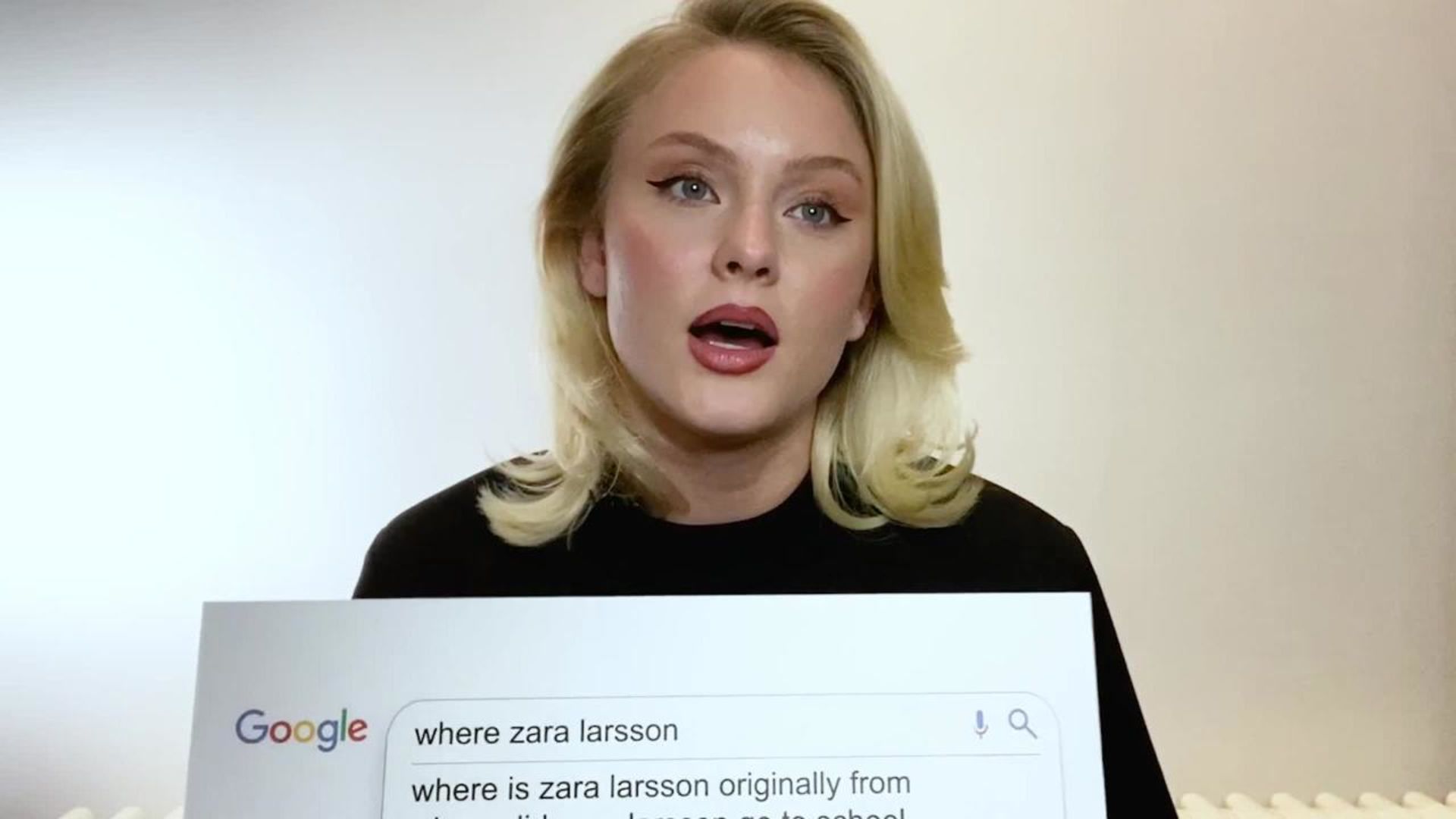 Watch Zara Larsson - Autocomplete Interview | Wired Italia