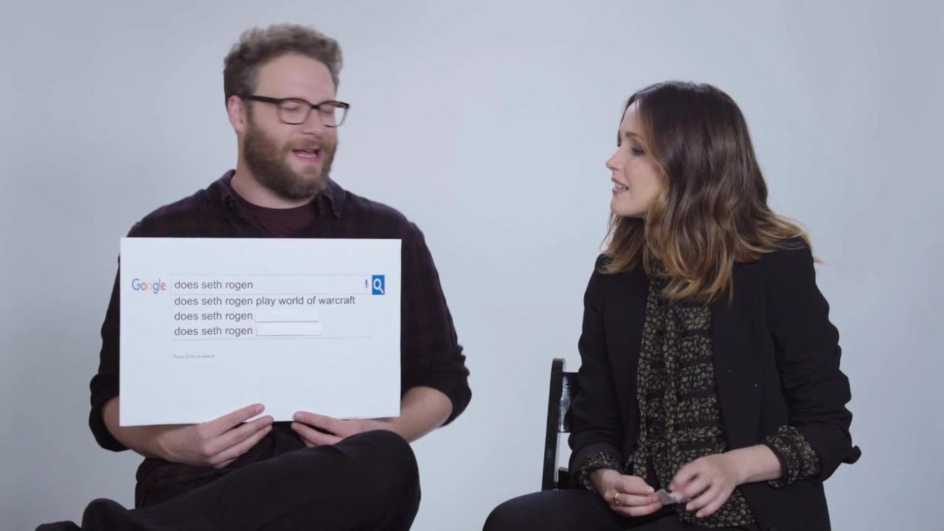 Watch Autocomplete Interviews - Seth Rogen e Rose Byrne | Wired Italia
