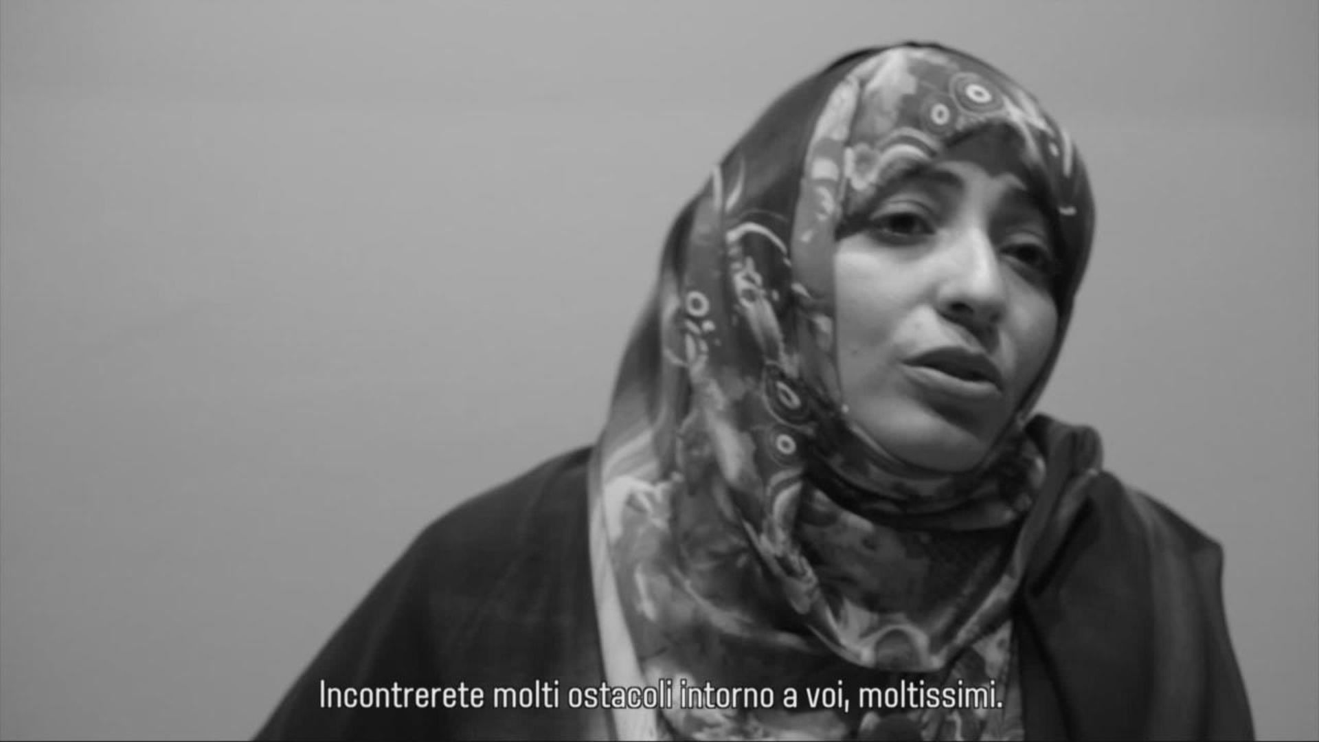 Watch Tawakkul Karman: "I diritti si conquistando in prima linea, non ...