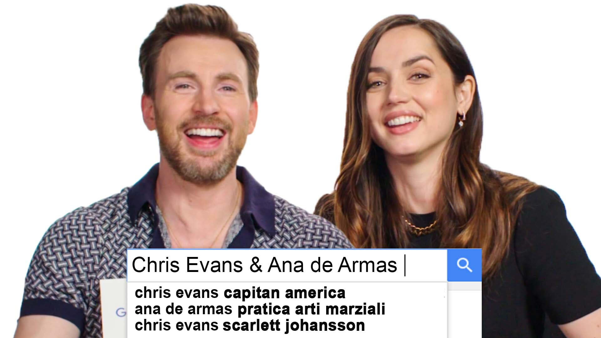 Watch Chris Evans & Ana de Armas rispondono alle domande più cercate ...