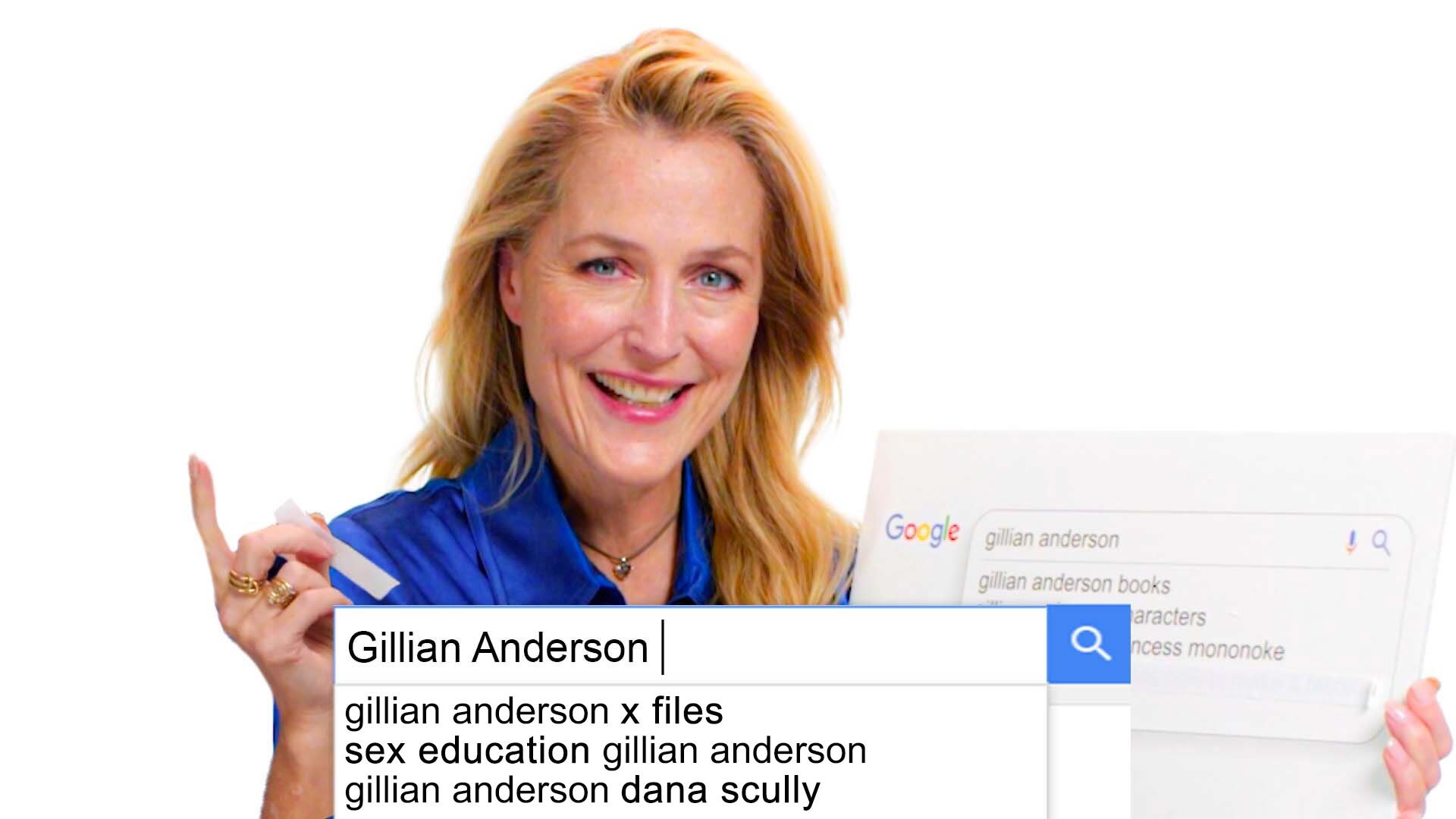 Watch Gillian Anderson risponde alle domande del web | Autocomplete ...