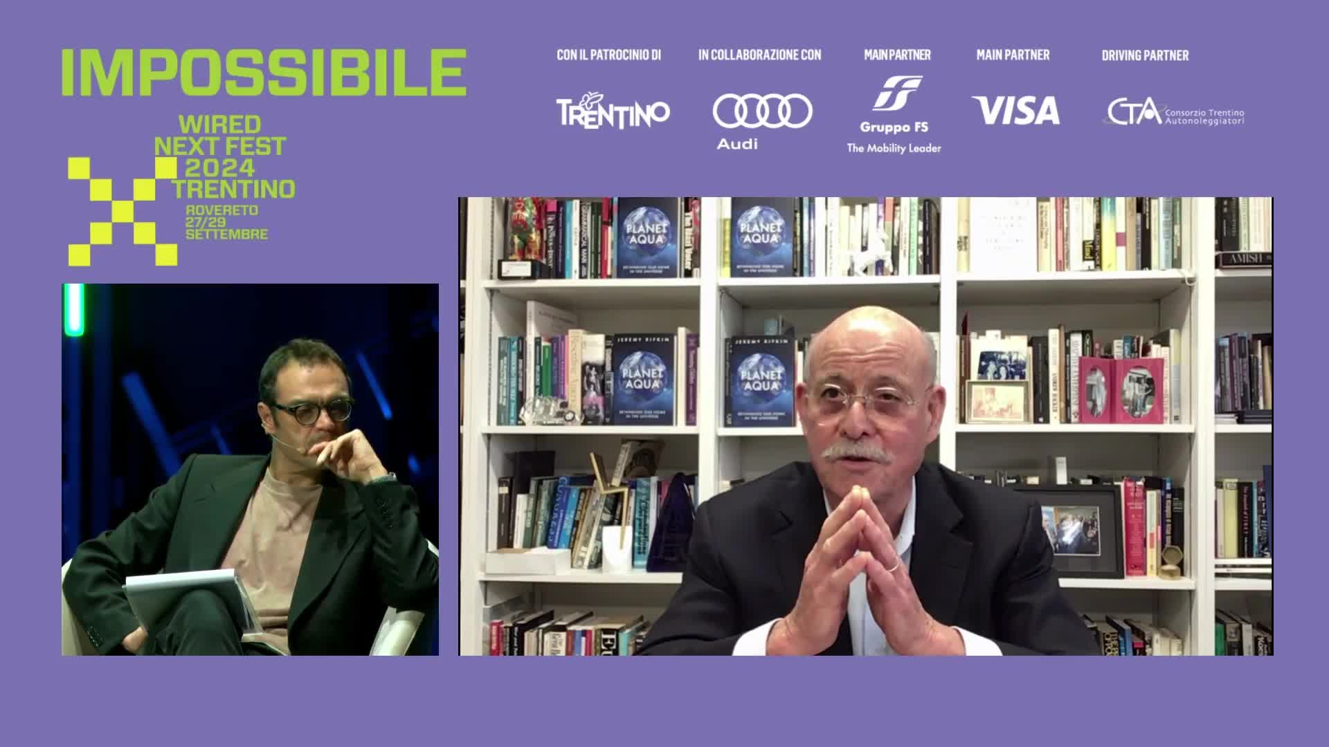 Watch Jeremy Rifkin al Wired Next Fest Trentino 2024, "Viviamo su un ...