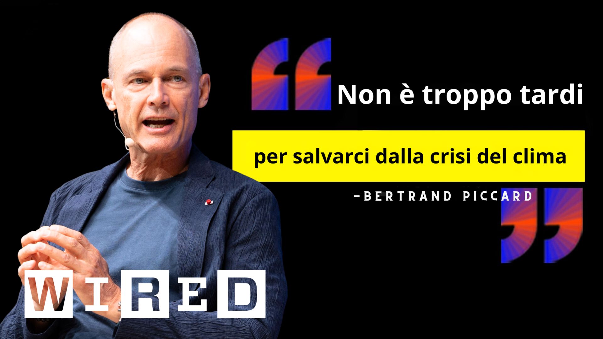 Watch Bertrand Piccard: non è troppo tardi per salvarci dalla crisi del clima! | The Big ...